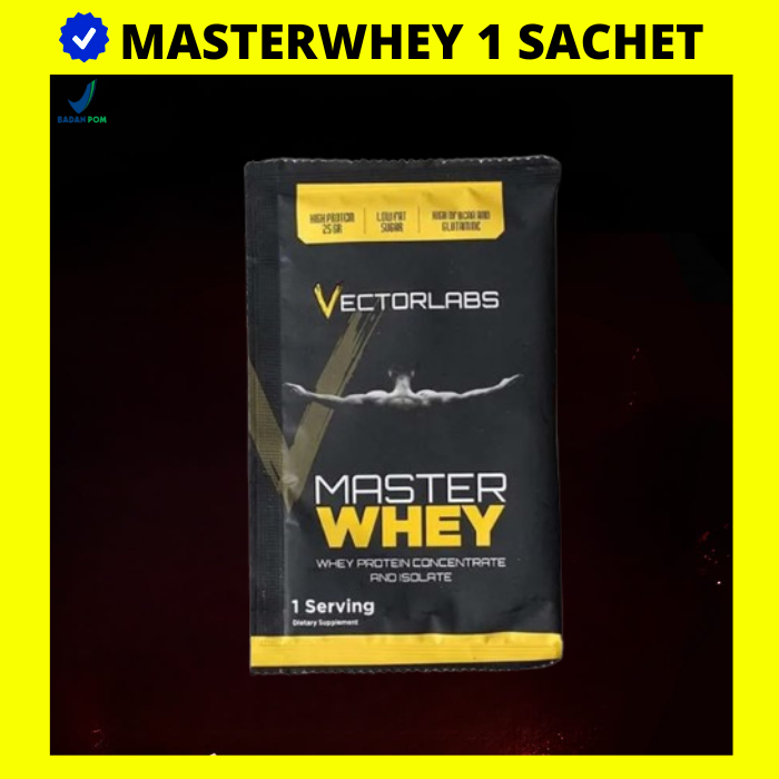 Vectorlabs Master Whey Sachet 1 Serving Milk Protein Shake Isolate Whey ... Vectorlabs Master Whey Sachet 1 Serving Milk Protein Shake Isolate Whey ...
