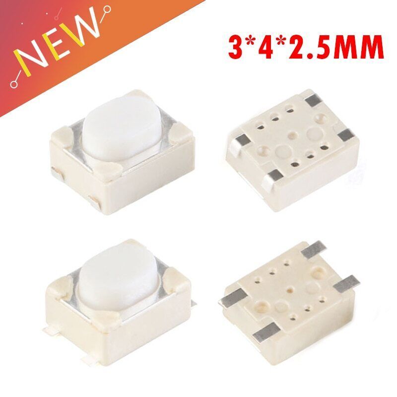 Tactile Push Button Switch Micro 3x4x2.5mm 4P 4P 4pin Tact Reset ...