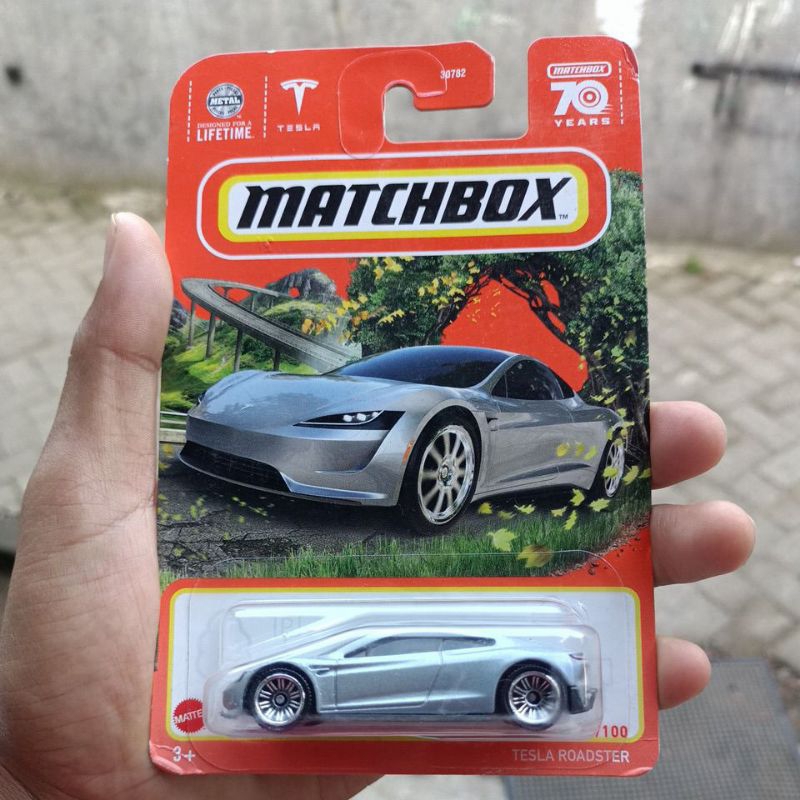 Tesla Roadster Silver | Shopee Malaysia