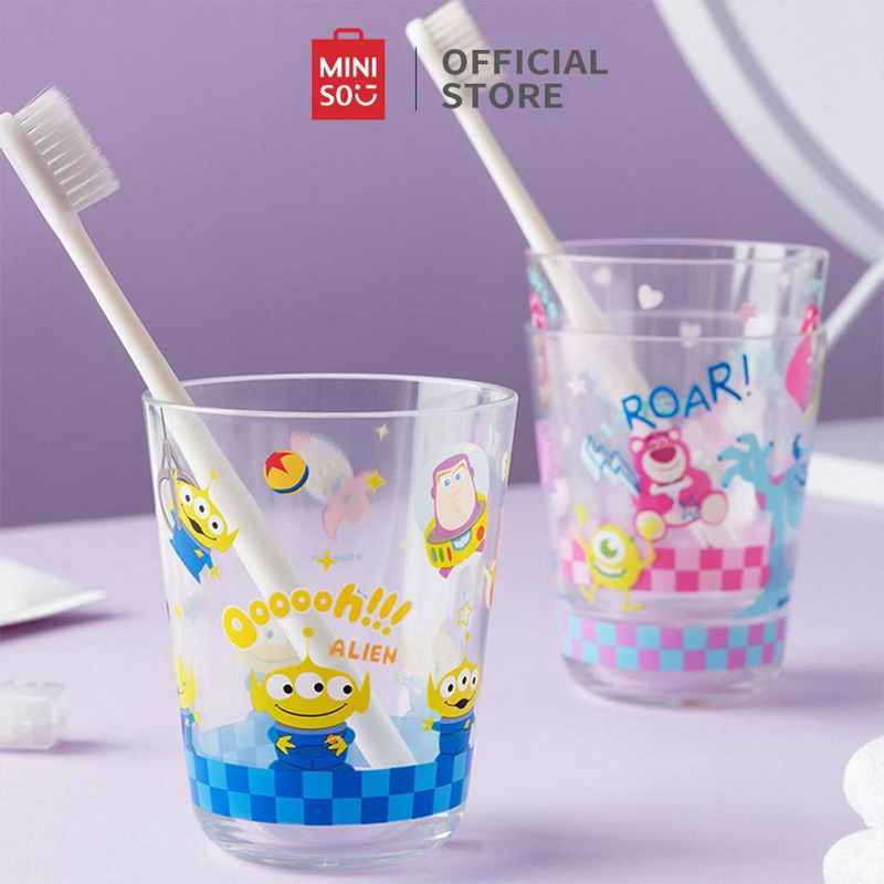 BALI MINISO Disney Lotso Glass Cup Lotso Glass Alien Glass Mouthwash ...