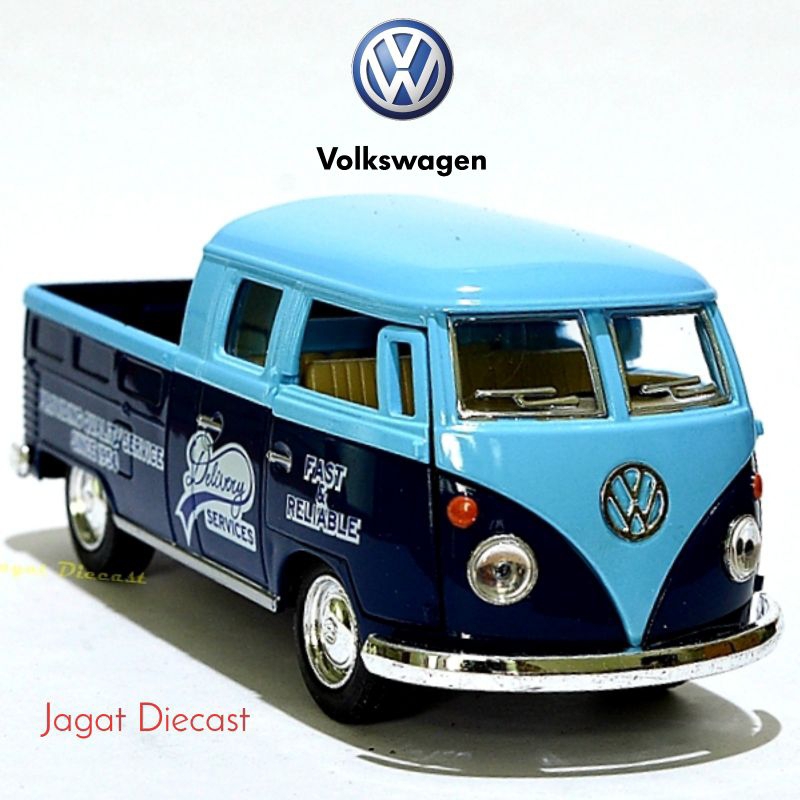 Kinsmart Volkswagen Combi 34 Scale VW Kombi 2 Jagat Diecast Toy Car ...