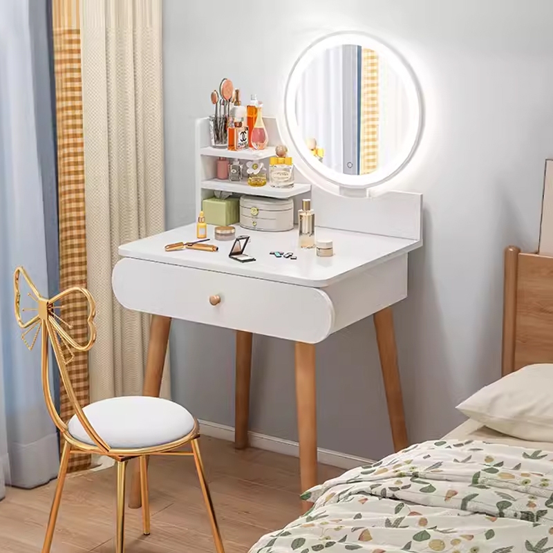 PUTIH Minimalist Dressing Table Mirror Dressing Table Aesthetic ...