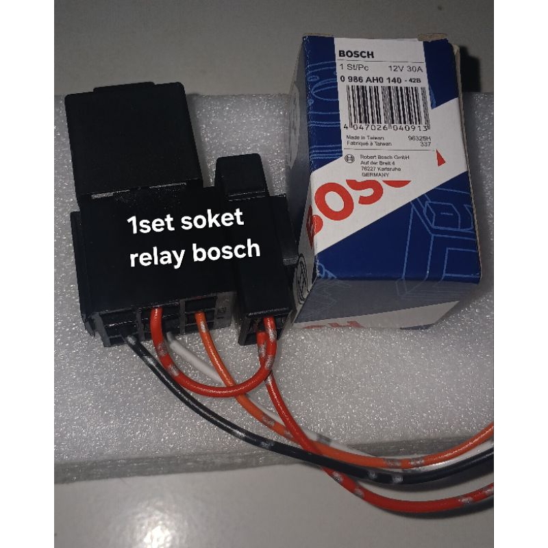 BOSCH 12V RELAY SOCKET - 4 FOOT -30A universal | Shopee Malaysia