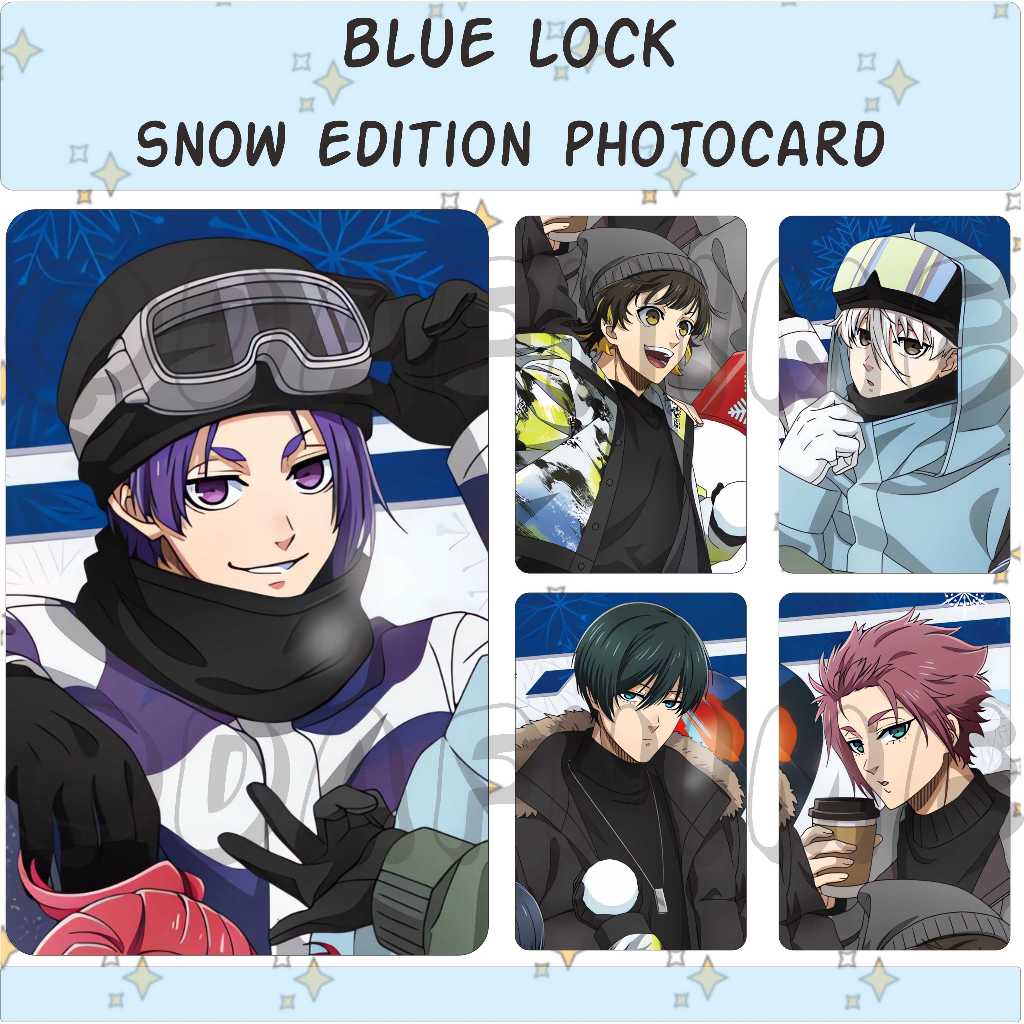 Blue LOCK SNOW EDITION PHOTOCARD ANIME | Shopee Malaysia