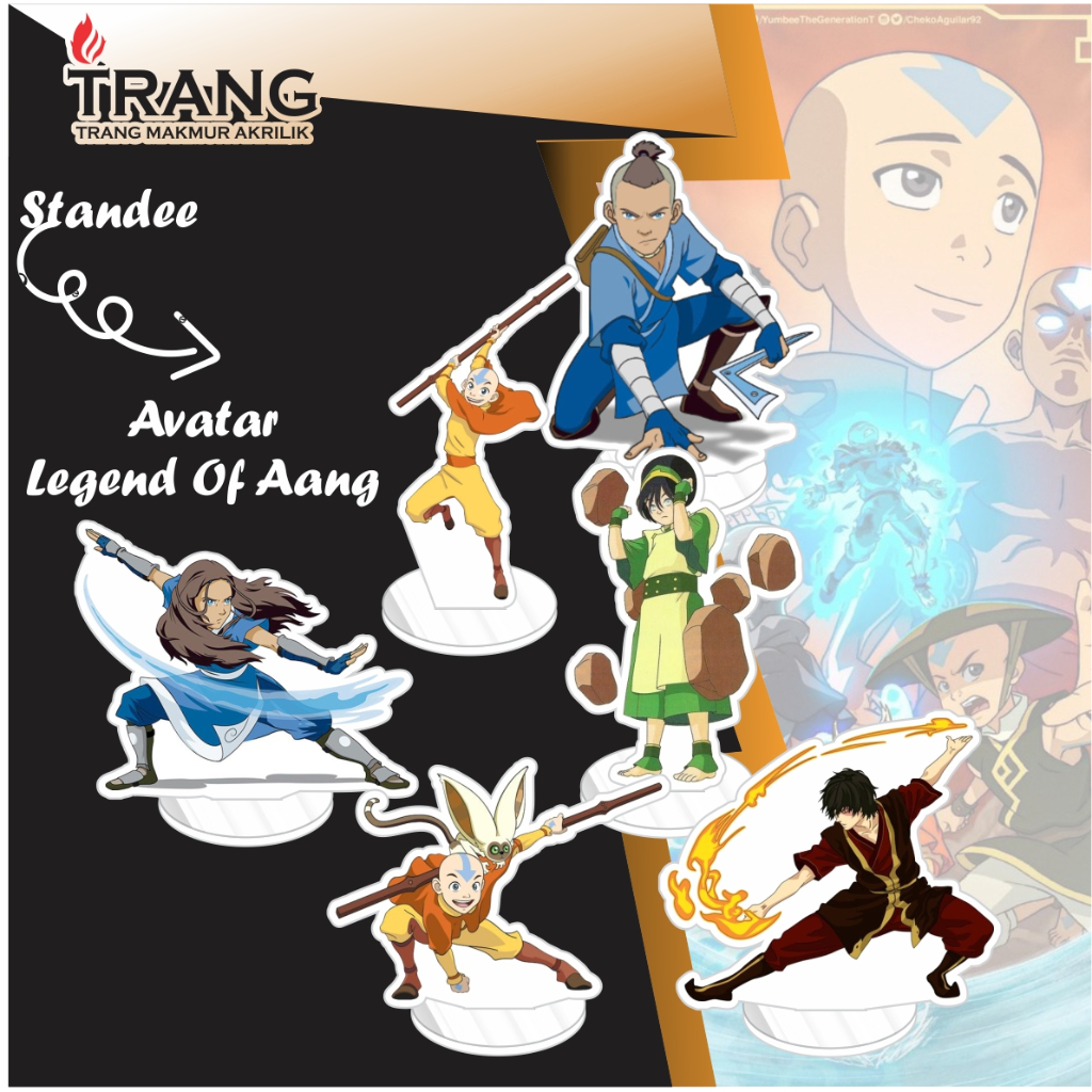 Acrylic Figure Standee Avatar The Legend Of Aang / Standing Action ...