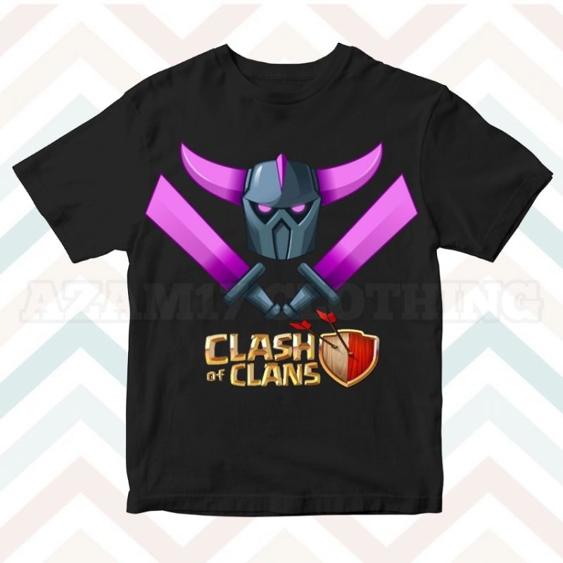Kaos TSHIRT BAJU ABAK CLASH OF CLANS FREE Name GAME COC Clothing Boys ...