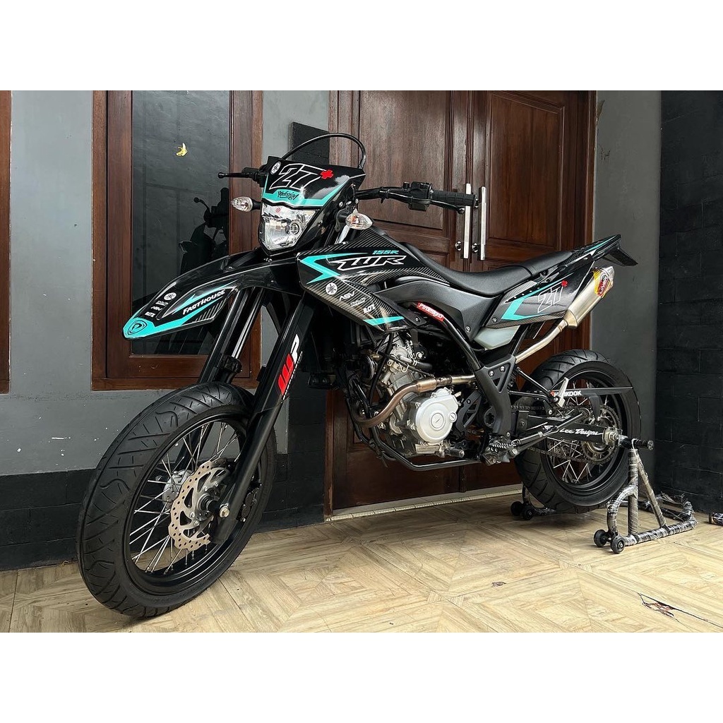 HITAM Decal wr155 full body decal wr155 supermoto decal wr155 tosca ...