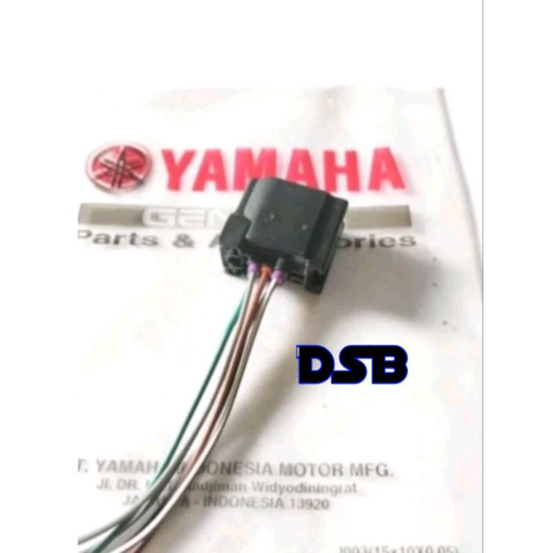 Original 6 CKP female pin socket cable Yamaha fi new Aerox 155 Nmax ...