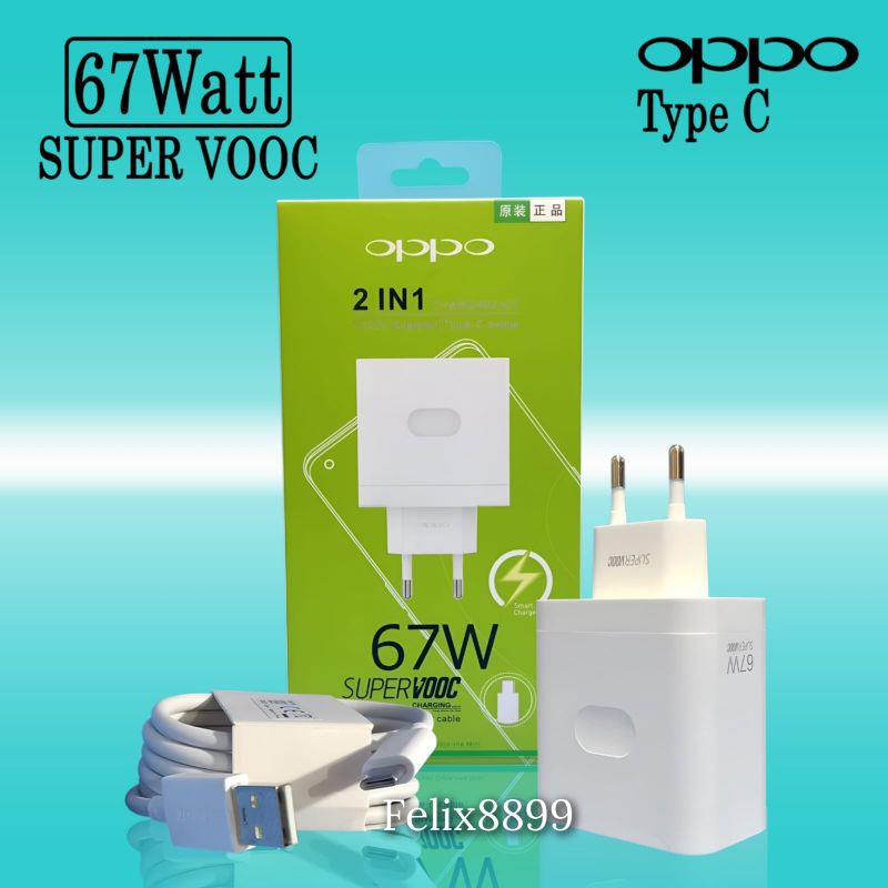 Charger Oppo Reno 2 3 4 5 6 7 8 10 11 2f 5f 7z 8z 8t Pro 5G Original ...