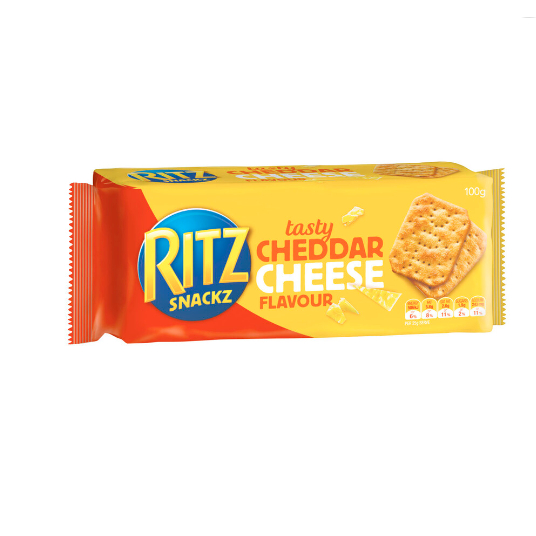 Ritz Snackz Tasty Cheddar Cheese Crackers | 100g Australia | Shopee ...