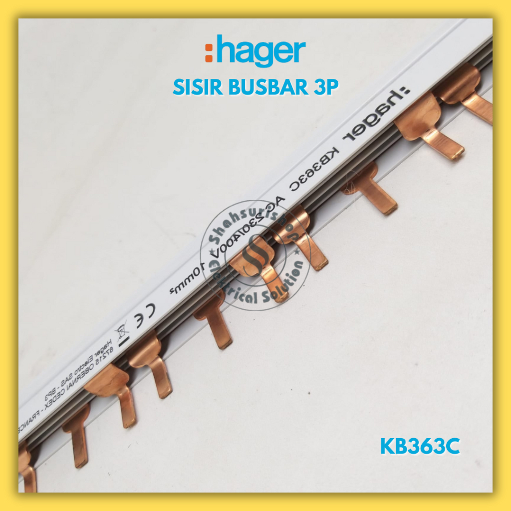 Hager RELL BUSBAR COMB 3P KB363C 10MM | Shopee Malaysia