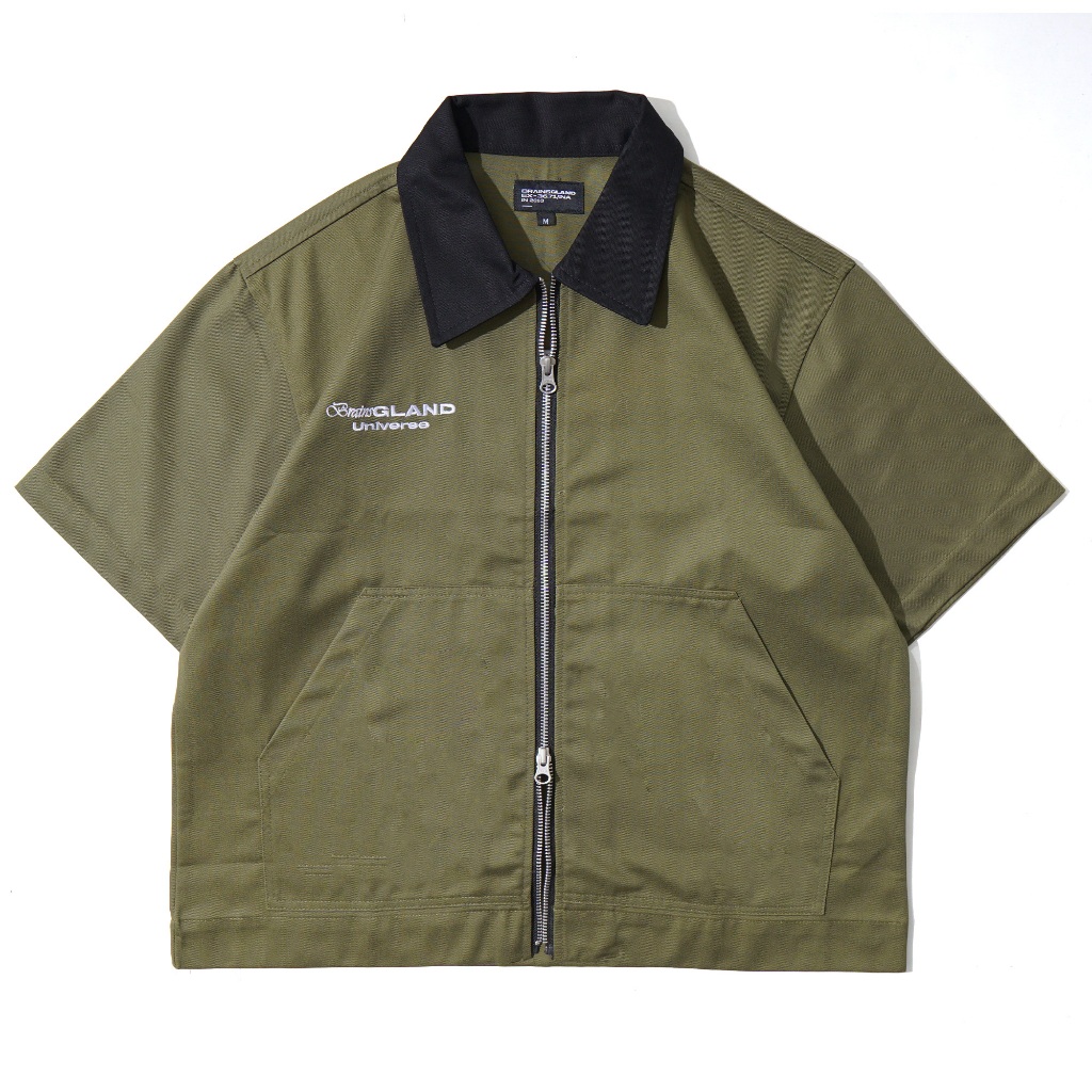 Work Shirts | Zipper - double | Boxy | Shatine | Army | Shortheat ...