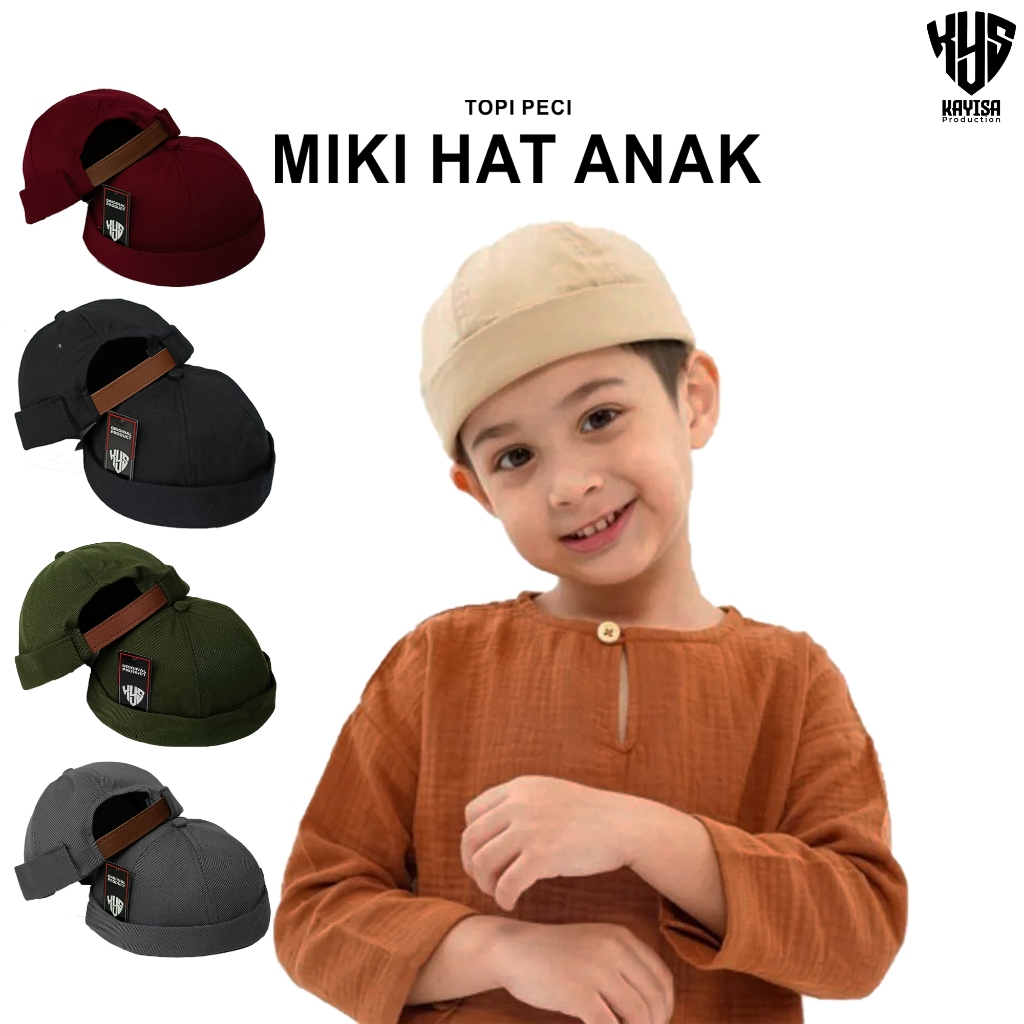 Mikihat Children's Peci-Peci Hat-Miki Hat for Boys-Peci Uas-Miki Hat ...