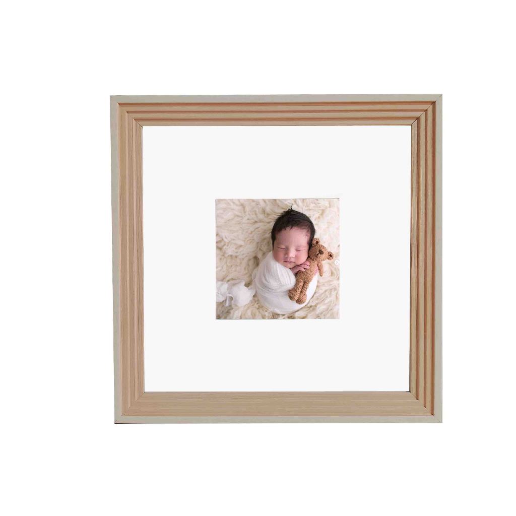 Modern Layer Frame 30x30 Matboard Minimalist Dark Light/Light Light ...