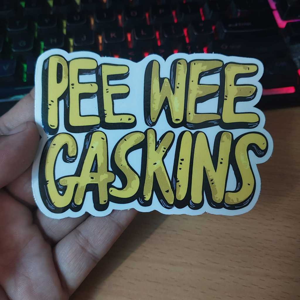 Pee WEE GASKINS LOGO - STICKER CUTTING/METAL/INDIE BAND/Unit STICKER ...