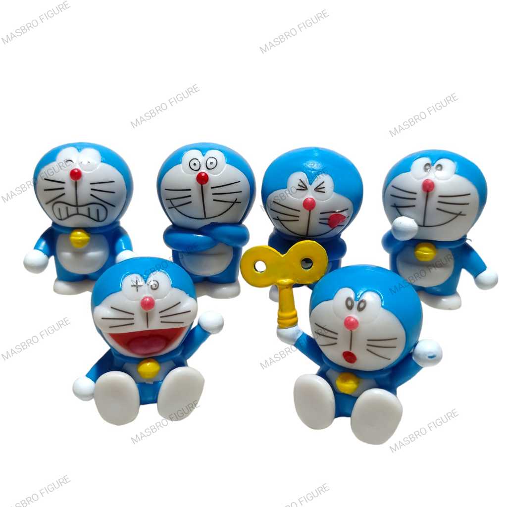 Doraemon Action Figure Miniature cake Topper Display Doraemon Contents ...
