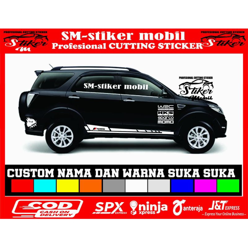 Terios toyota rush pajero fortuner car stickers etc. various car ...