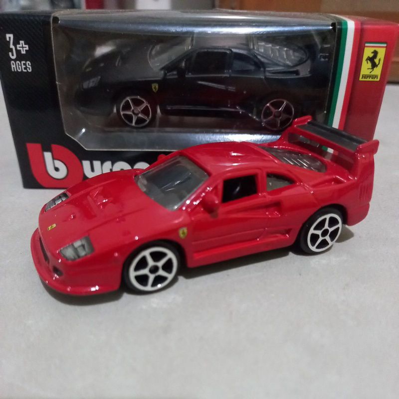 Diecast Miniature ferrari F40 competizione burago Car | Shopee Malaysia