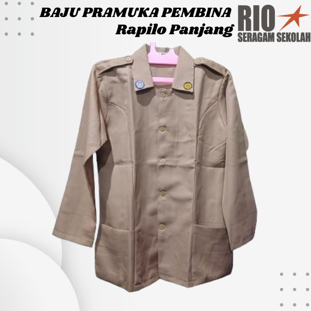 KEMEJA Jumbo Women's Coach Scout Uniform Shirt, Female Teacher Scout ...