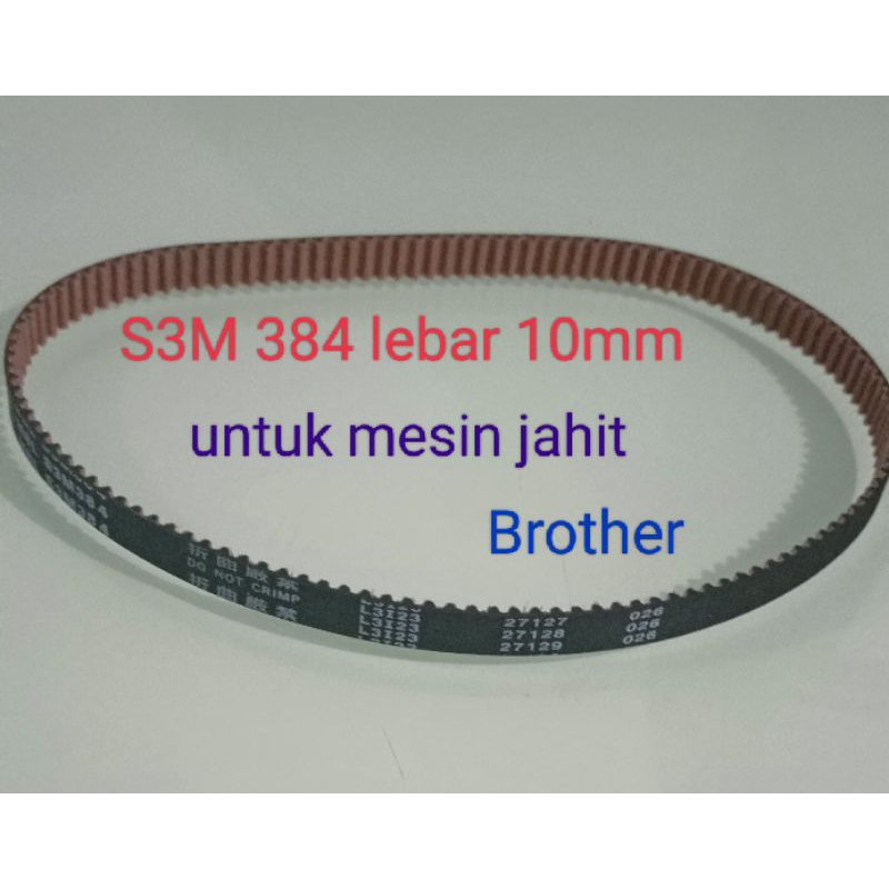 MESIN Timing BELT S3M 384/VBELT Electric SCOOTER, MIXER Sewing Machine ...