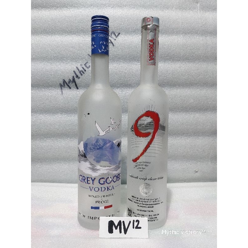 Unique Used miras Bottles Display Gray Goose Vodka | Shopee Malaysia
