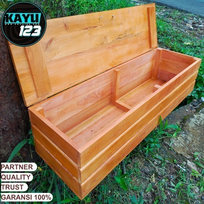 KAYU Wooden Crate 70x35x35 cm Wooden Box Wooden Storage Box ...