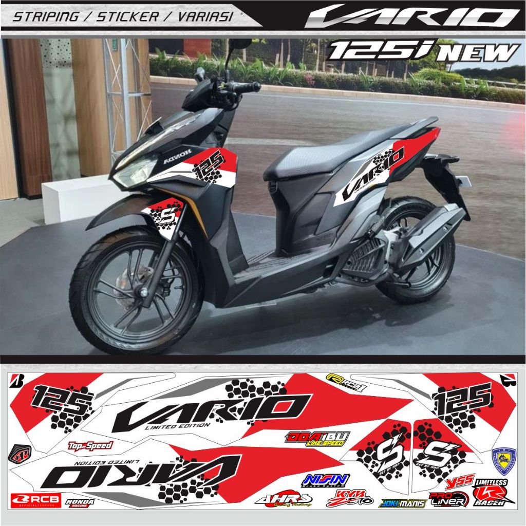 Sticker/striping HONDA VARIO 125 NEW 2023 VARIO GEN2 Variation LIST ...