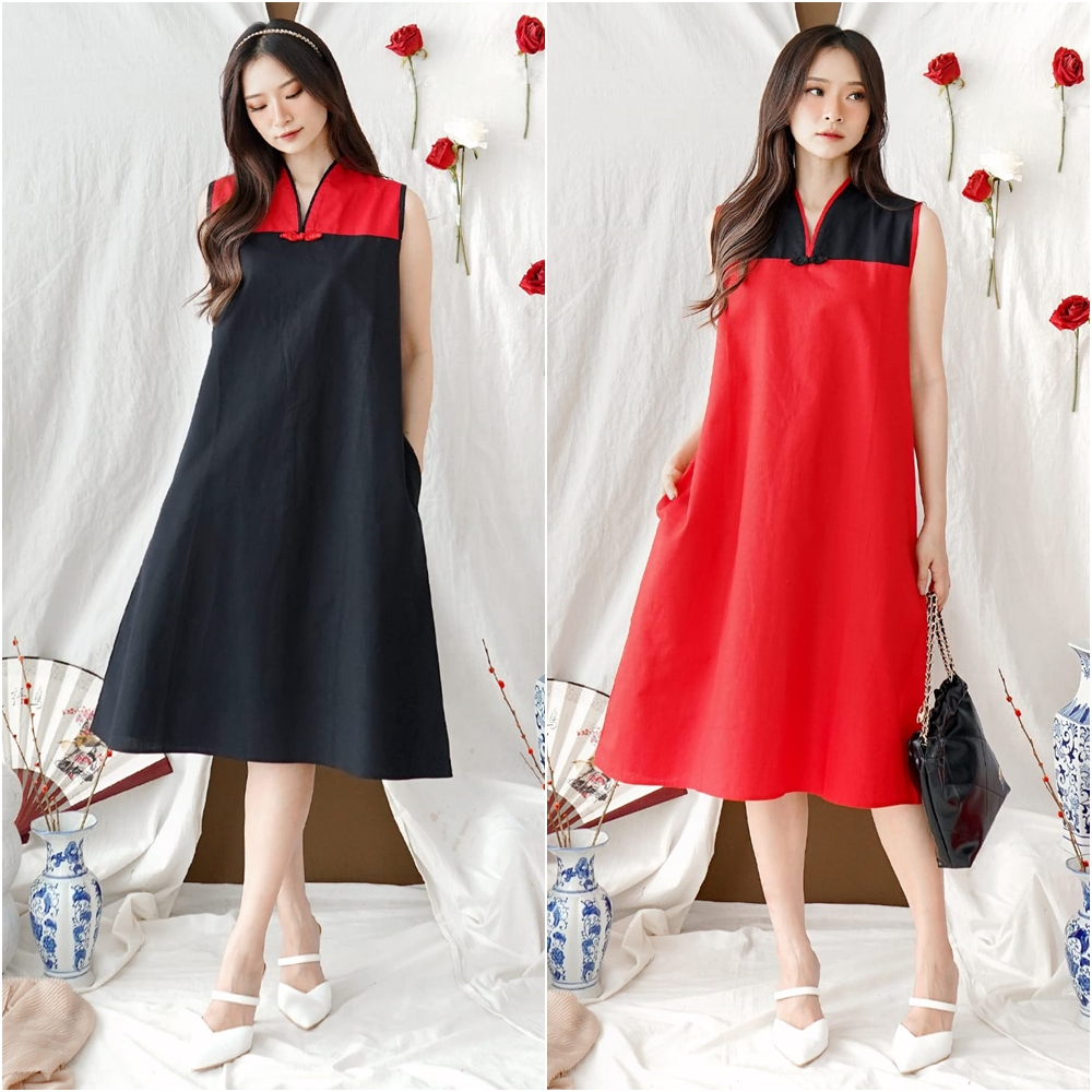 Cheong sam Qipao Jibao Dress Women Cheongsam Chinese New Year Chinese ...