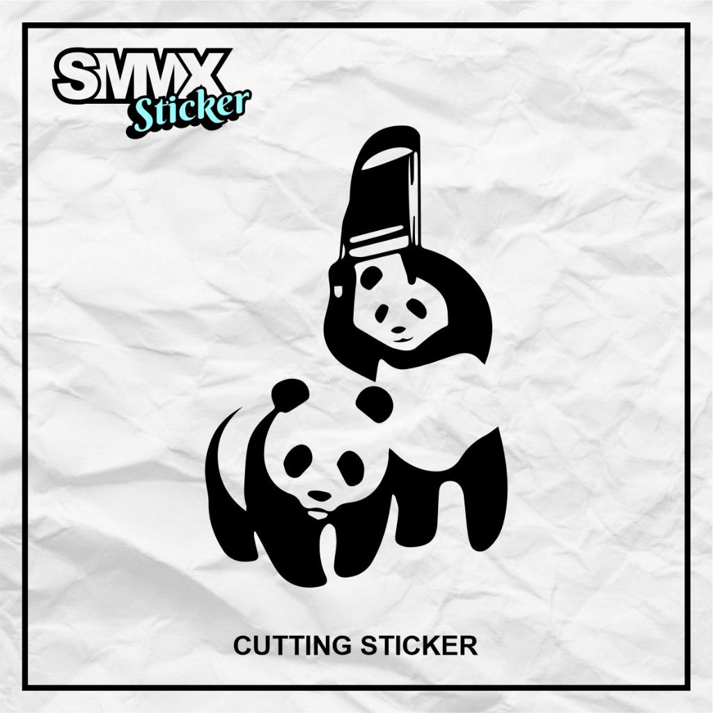Wwf Panda Cutting Sticker | Shopee Malaysia