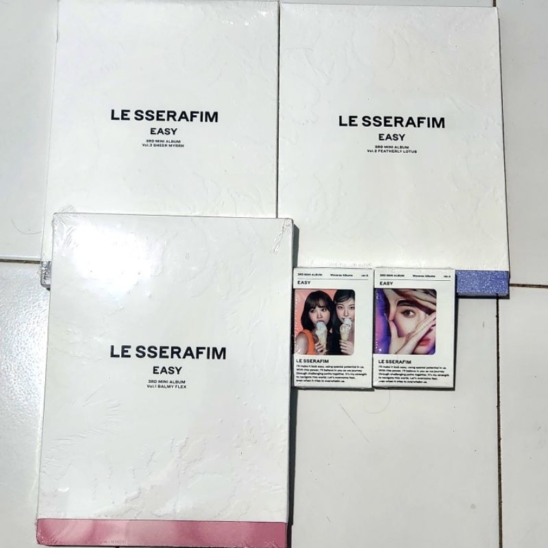 (READY Sealed) LE SSERAFIM 3rd Mini Album - EASY Weverse ver ...