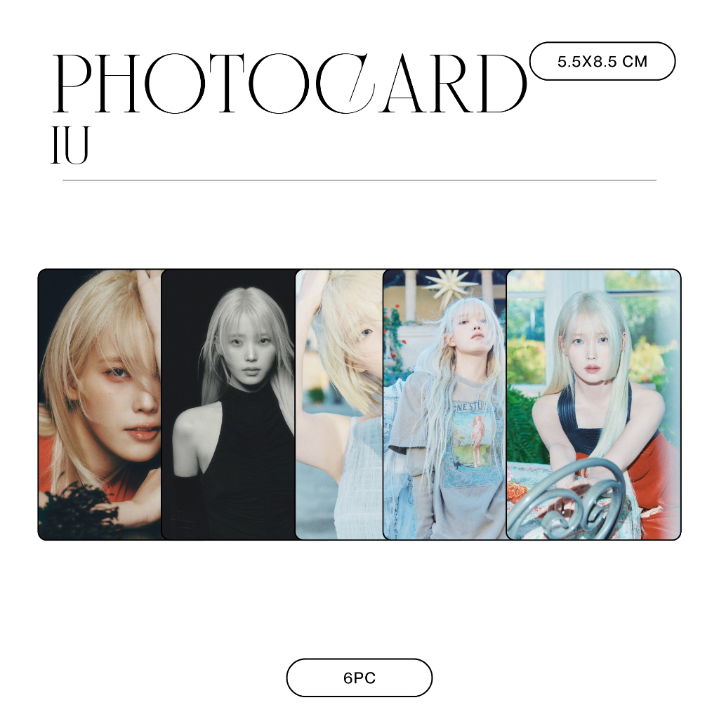 Photocard IU THE WINNING (CONTAINS 5 PCS + 2 SIDED LAMINATED) SHANDS ...