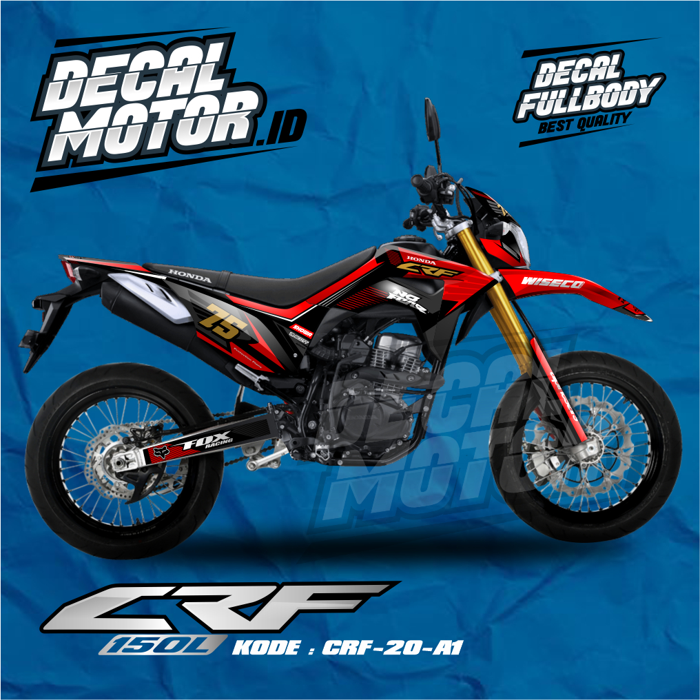 Decal STICKER HONDA CRF 150 L / STICKER LIST VARIATIONS / FULLBODY CRF ...