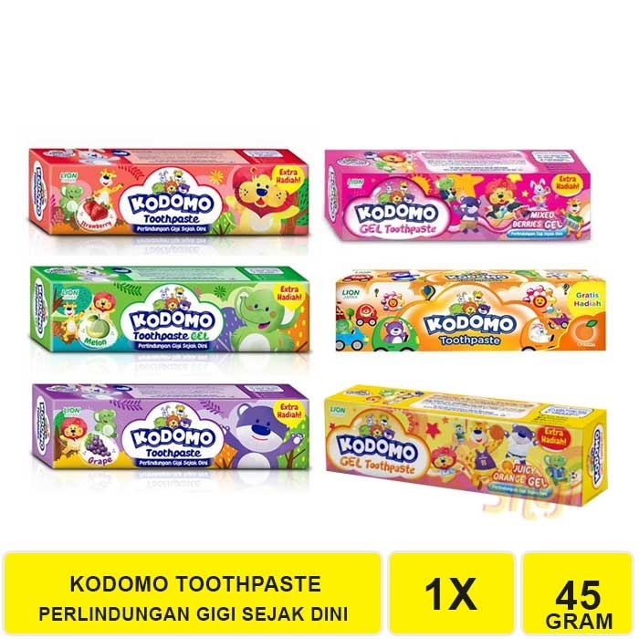Kodomo TOOTHPASTE Children's TOOTHPASTE KODOMO Brand Children's TOOTHPASTE KODOMO Children's ...