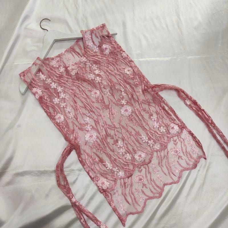 Viral outer tile Korean vest/gaul cardigan trendy vesta brukat ves ...