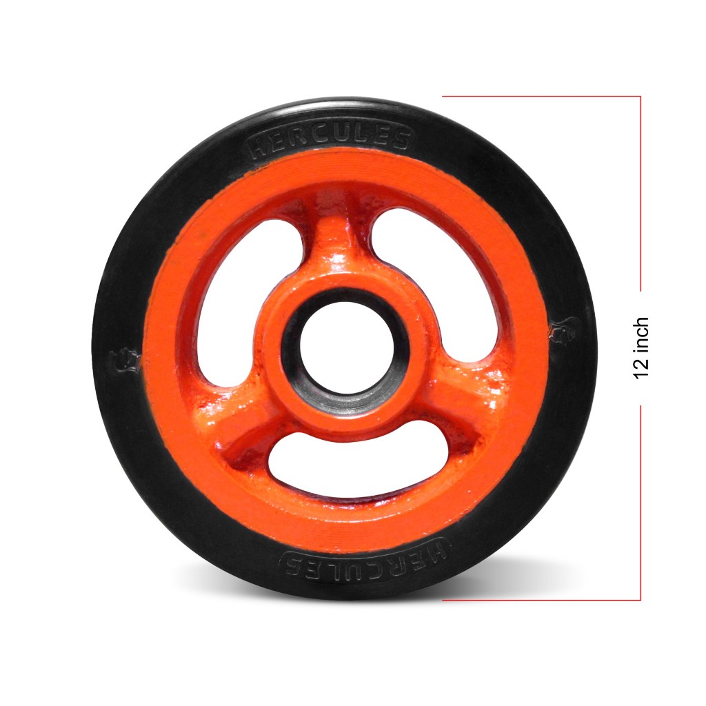 Hercules - Castor Wheel 12 Inch Heavy Duty, Trolley Wheels, Display ...