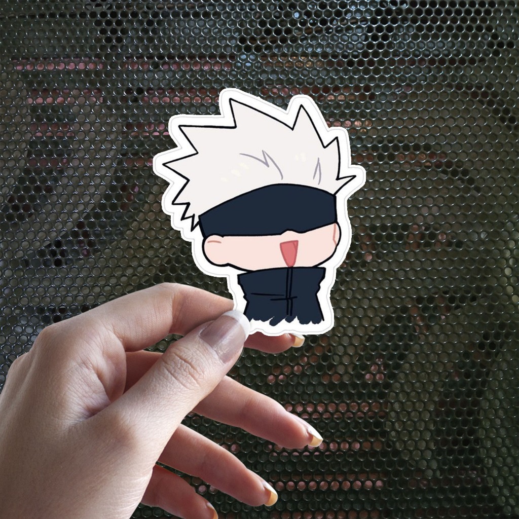 Gojo Satoru Chibi Anime Waterproof Vinyl Decal Sticker | Shopee Malaysia