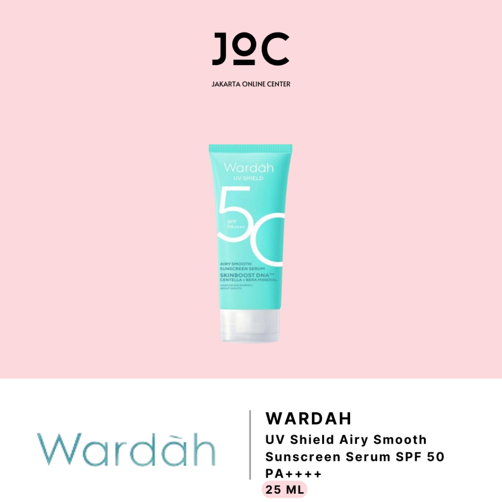 Wardah UV Shield Airy Smooth Sunscreen Serum SPF 50 PA++++ - 25ml ...