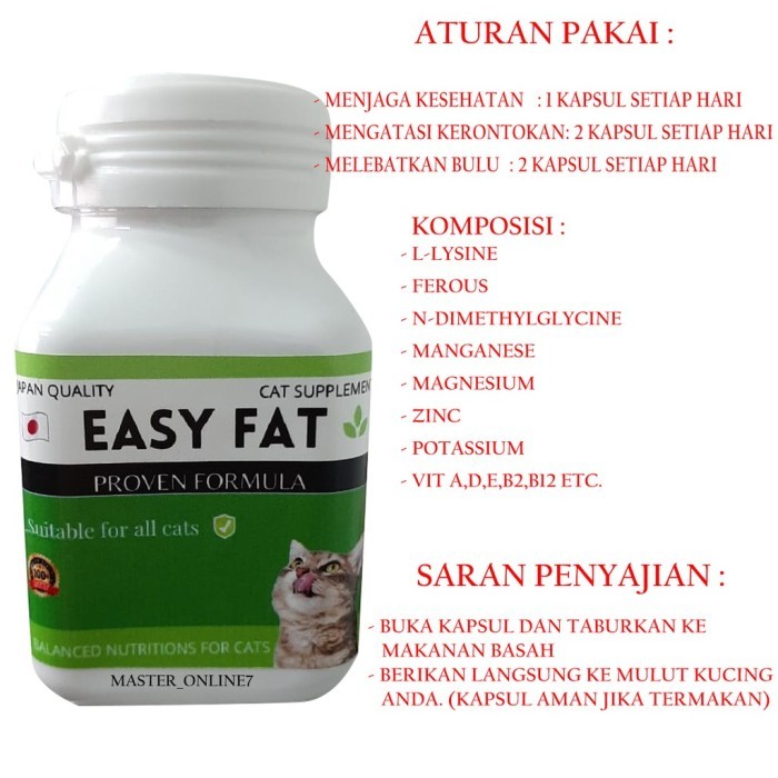Easy Fat Cat Vitamin/Cat Supplement | Shopee Malaysia