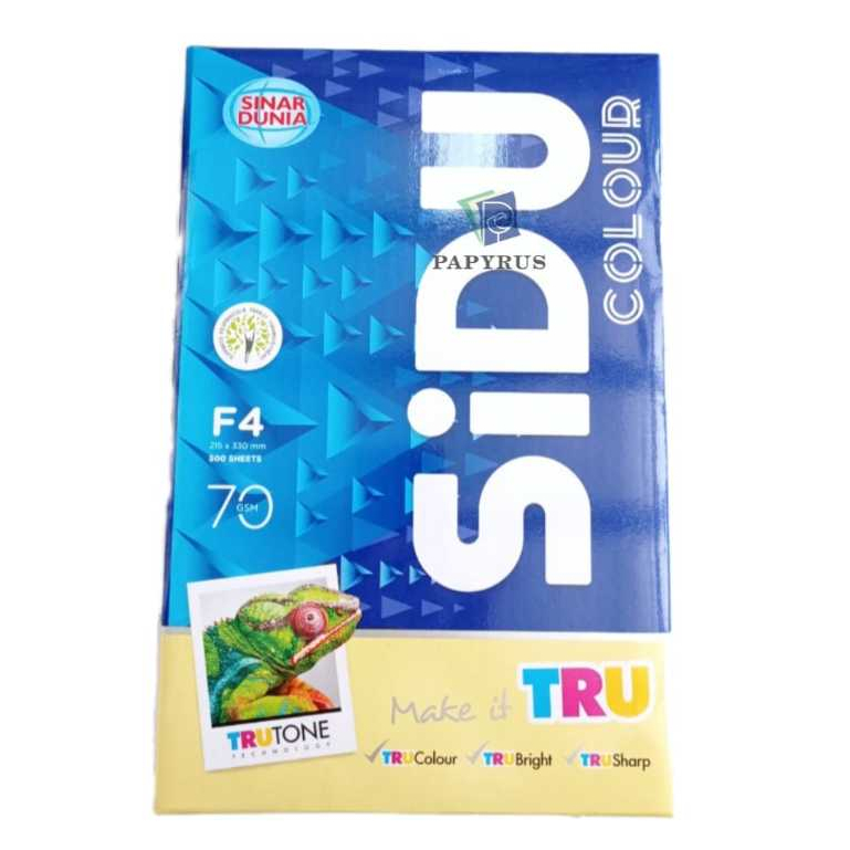 Color HVS PAPER / PRINT PAPER / PHOTOCOPY PAPER / HVS F4 70 GSM SIDU ...