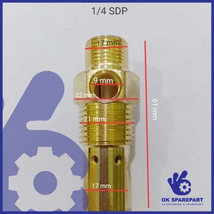 Check Valve 1/4 Hp SDP Air Compressor One Way Valve | Shopee Malaysia