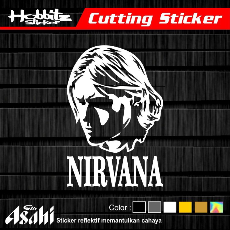 NIRVANA KURT COBAIN STICKER BAND MUSIC STICKER | Shopee Malaysia