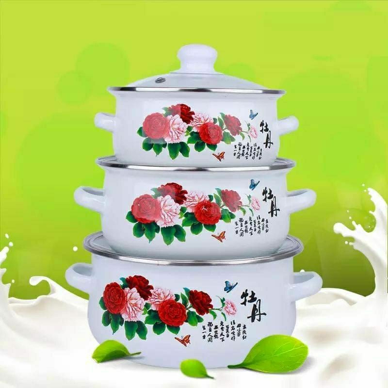 Old School Pot Contains 3 pcs | Shopee Malaysia