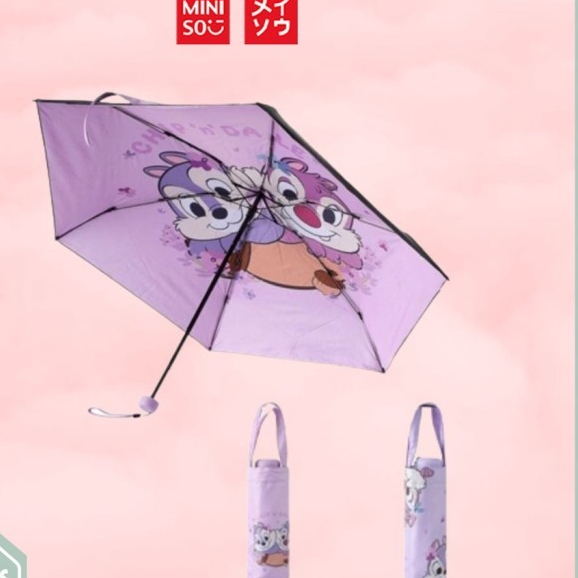 Miniso Folding Umbrella Miniso Chip N Dale Collection Five Fold ...