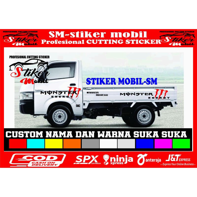Granmax new carry pick up Car Sticker Energy monster Sticker Car ...