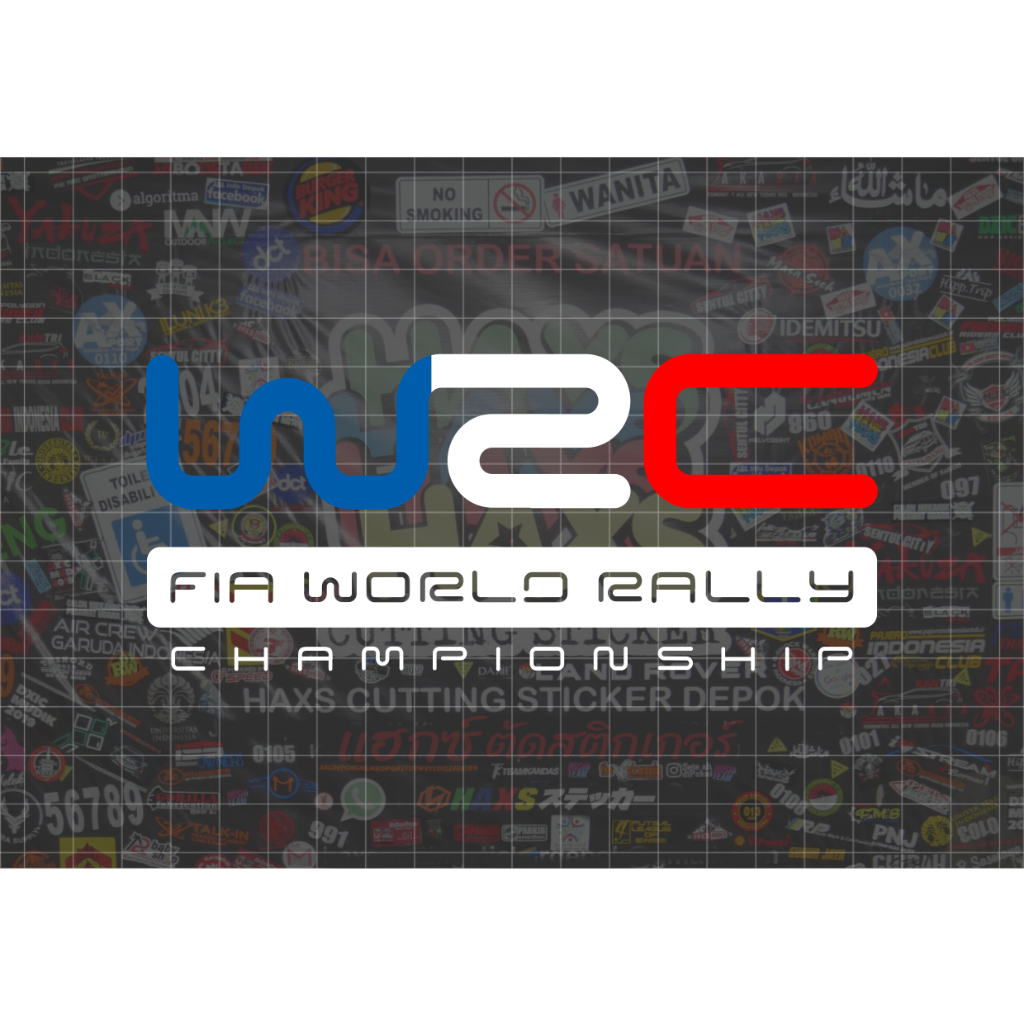 Cutting Sticker Logo WRC Car Glass Size 15 V2 | Shopee Malaysia