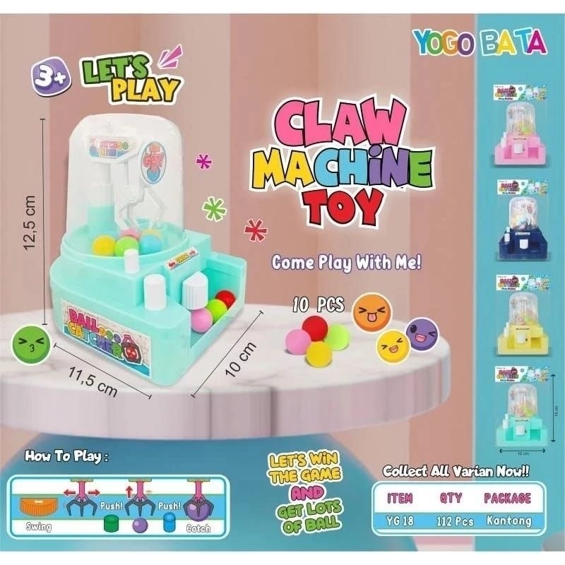 MESIN Children's Toys Claw Machine Ball Claw Machine | Shopee Malaysia