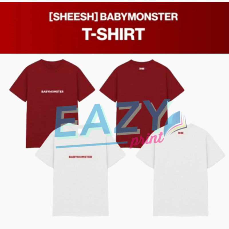 BABYMONSTER YG T-SHIRT MERCH TSHIRT BABY MONSTER SHEESH KPOP IDOL ...