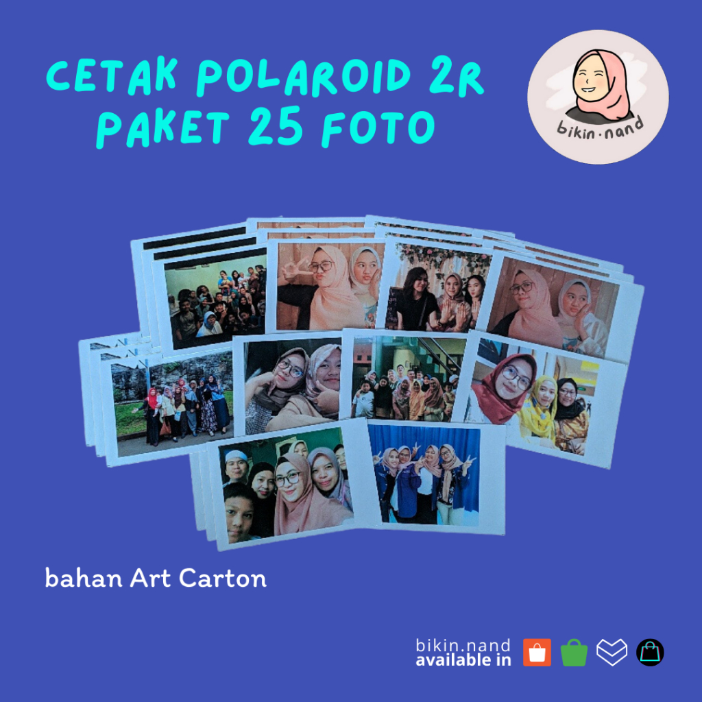 Printing PACKAGE OF 25 PHOTOS 2R (LIGHT PROCESS) | Shopee Malaysia