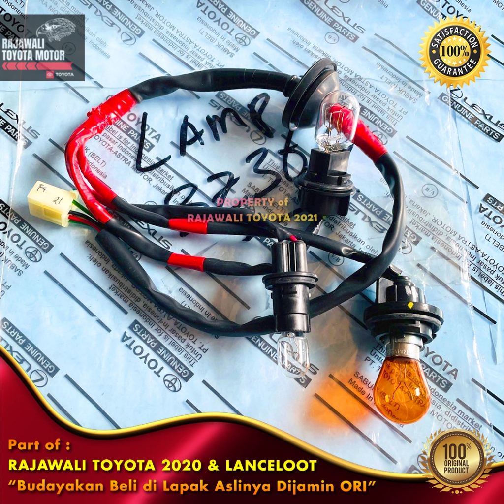 New Avanza Xenia Rear Stoplamp Light Fittings 2019-2021 Veloz Bulb ...