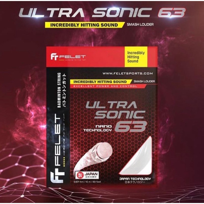 Ultrasonic ULTRA SONIC 63 FELET STRINGS 100% ORIGINAL | Shopee Malaysia